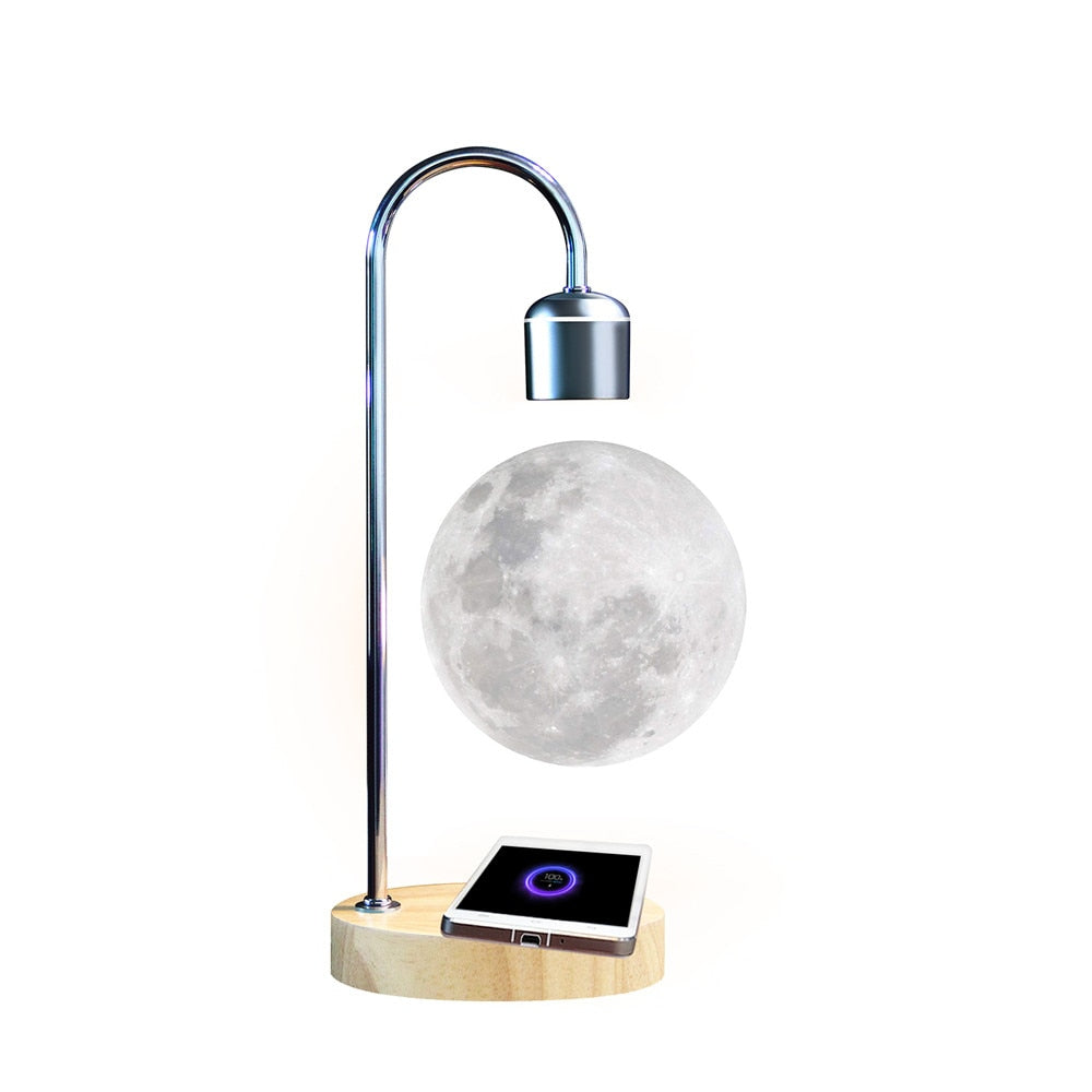 Levitating Moon Shaped LED Mini Lamp – Jeweles